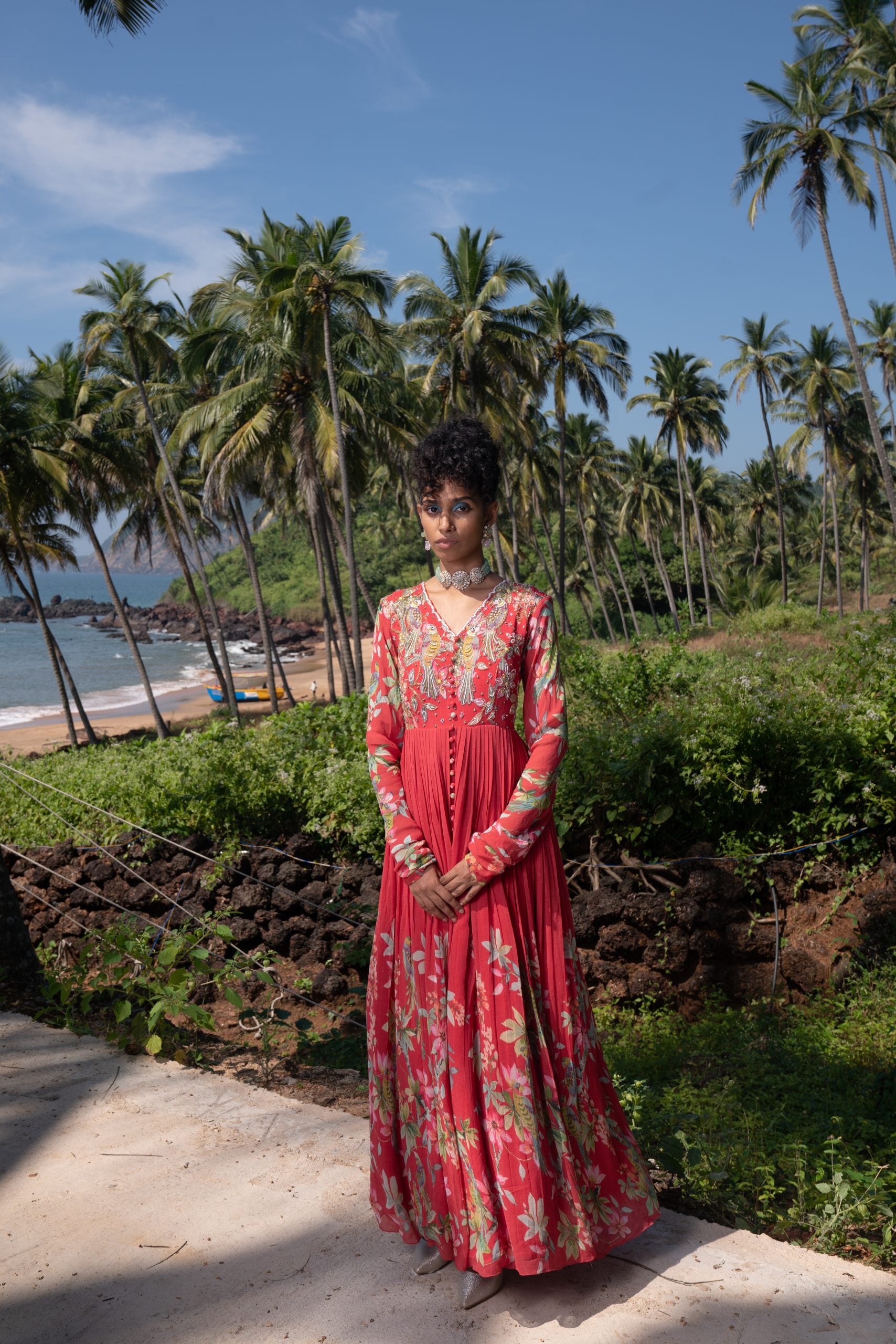 Guldasta Red Gown – neabynikitatiwari
